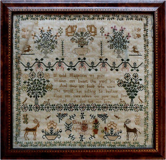 LADDA eliza Mitchell 1824 Counted Cross Stitch - Etsy