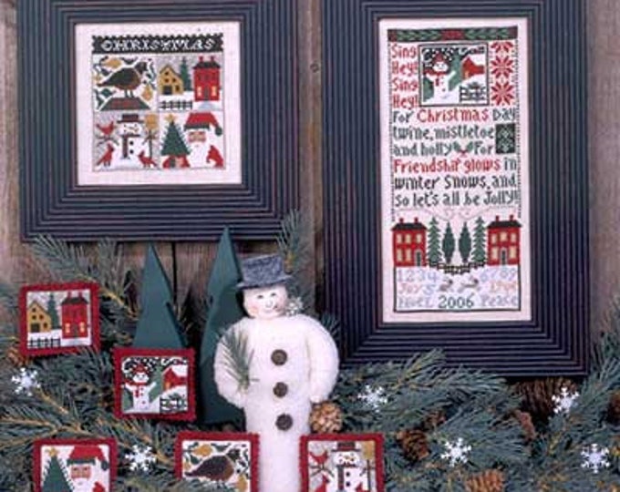 The Prairie Schooler CHRISTMAS DAY Counted Cross Stitch Pattern Design ...