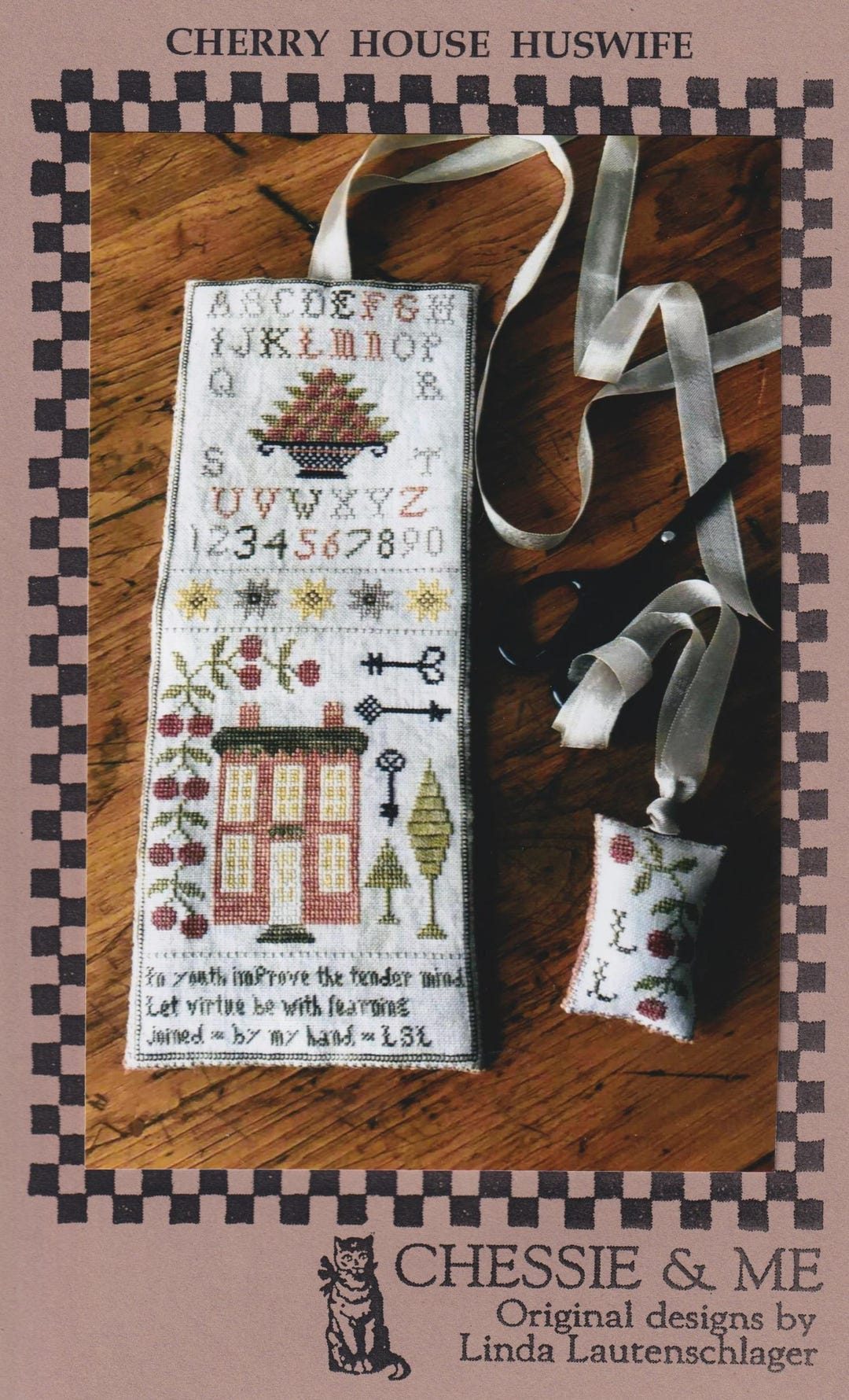 CHESSIE & ME "cherry House Huswife" Counted Cross Stitch Pattern ...