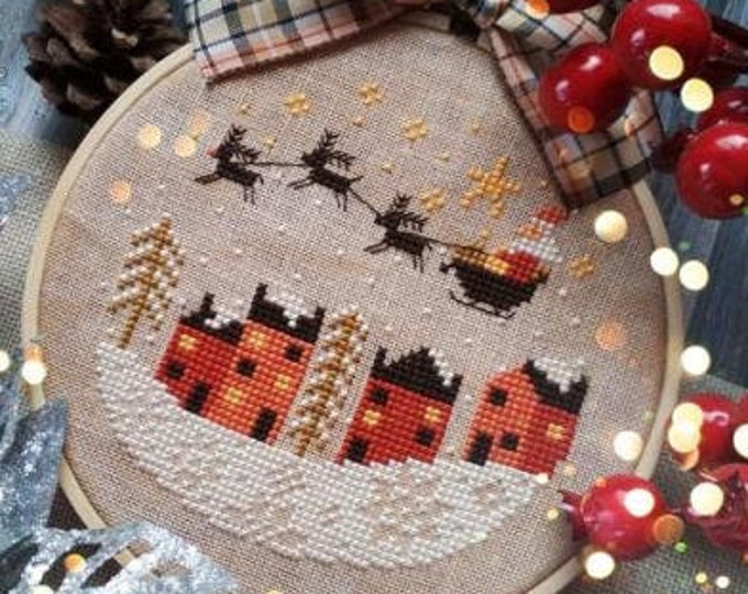 STACY NASH PRIMITIVES winter Beekeeper Thread Board Counted Cross Stitch Pattern, Chart, Pattern ...