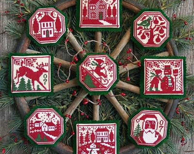CRANBERRY CHRISTMAS by the Prairie Schooler Counted Cross Stitch ...