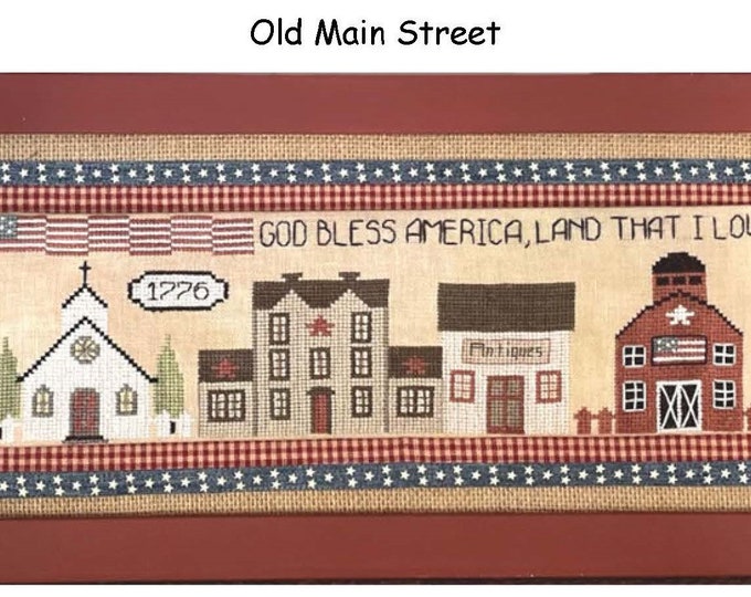 Mani Di Donna "old Main Street" Counted Cross Stitch Pattern, Nashville ...