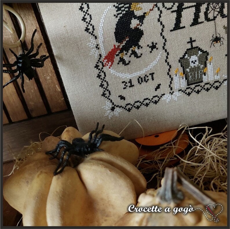 CROCETTE A GOGO "halloween Time" • Counted Cross Stitch Pattern • Chart ...
