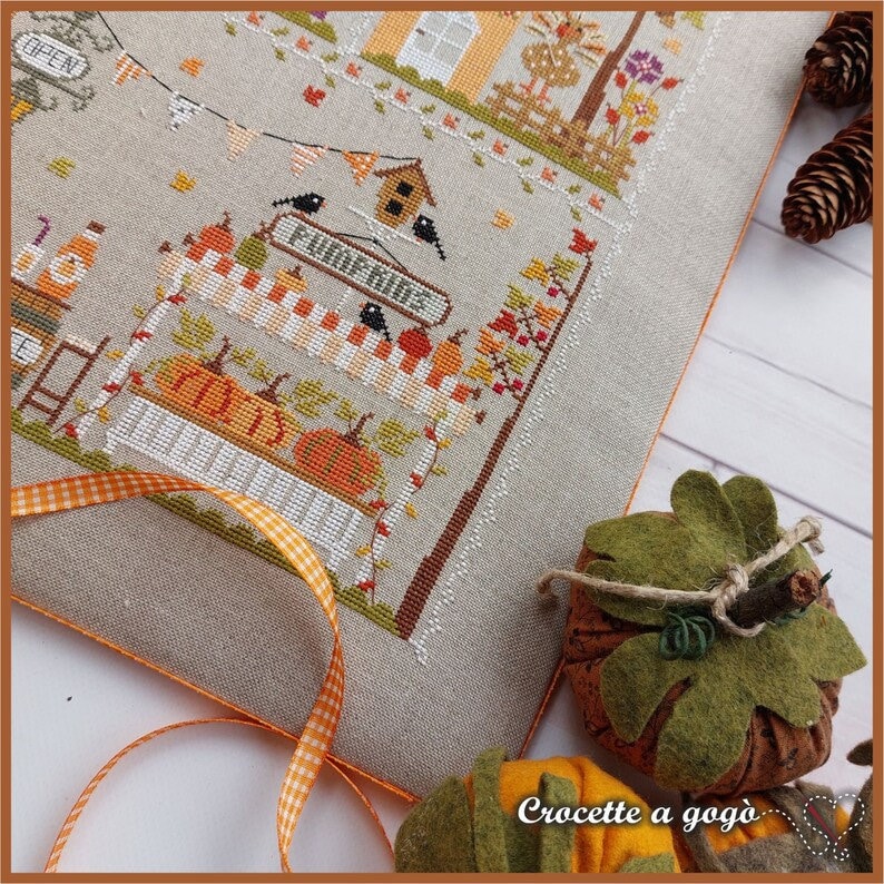 CROCETTE A GOGO autumn in the City Counted Cross - Etsy
