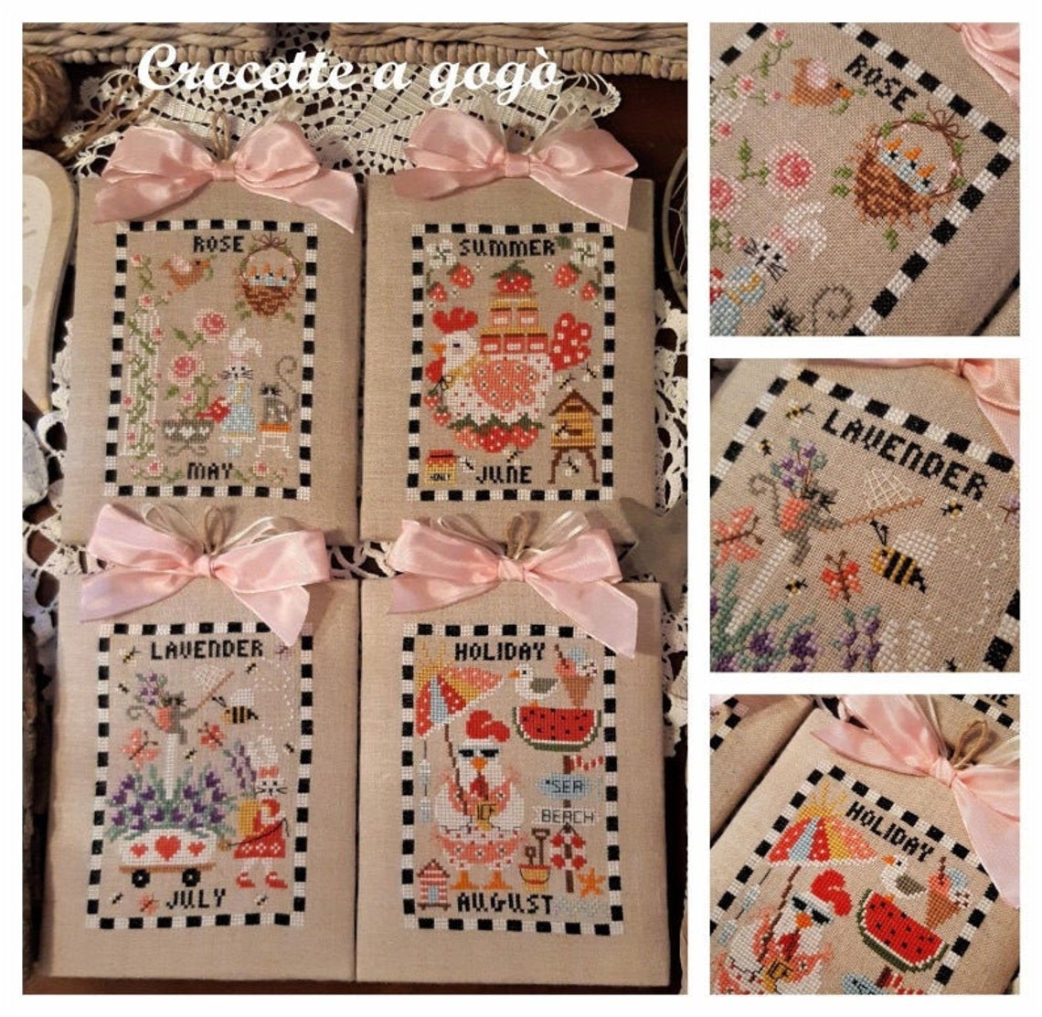 Calendar Part 2 by Crocette A Gogo • Counted Cross Stitch Pattern • May ...