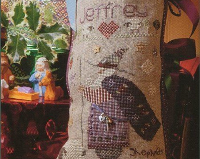 SHEPHERD'S BUSH PRINTWORKS "jeffery's Stocking" Cross Stitch Pattern ...
