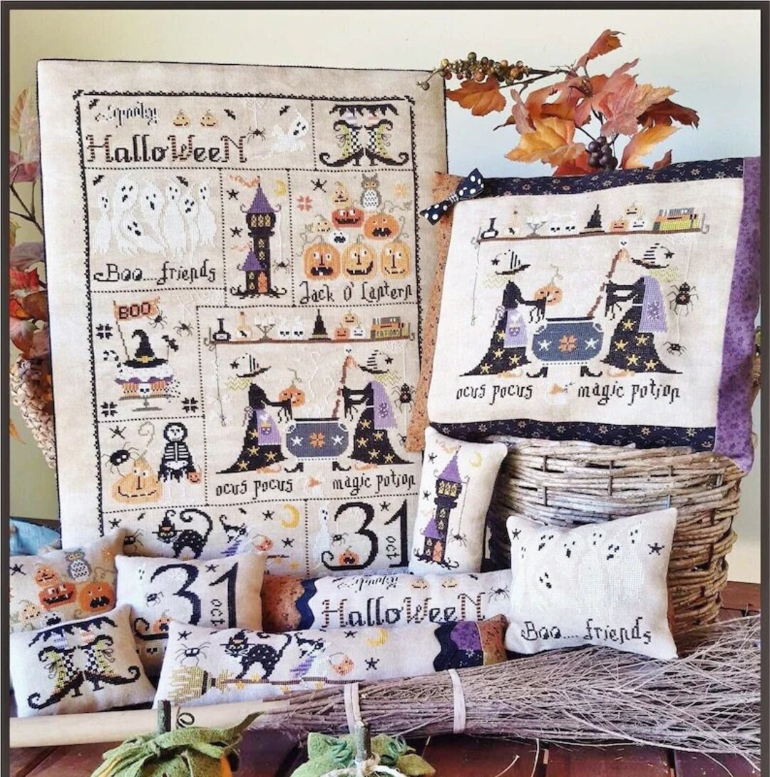 Crocette A Gogo • "waiting for Halloween" • Counted Cross Stitch Chart ...