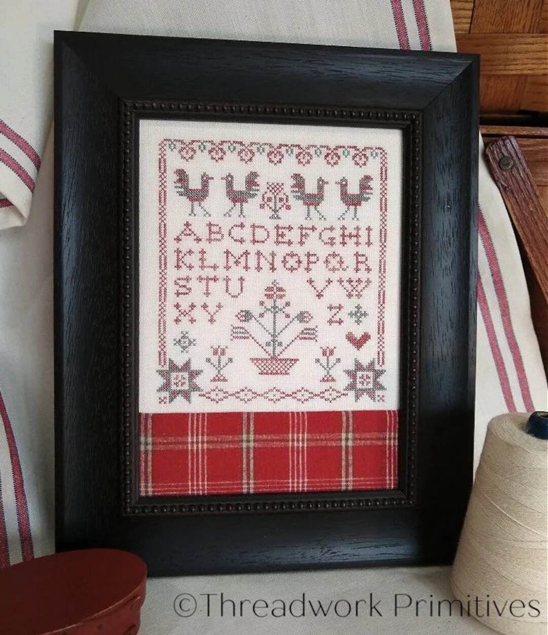 THREADWORK PRIMITIVES • "chicken Scratch Sampler" • Counted Cross ...