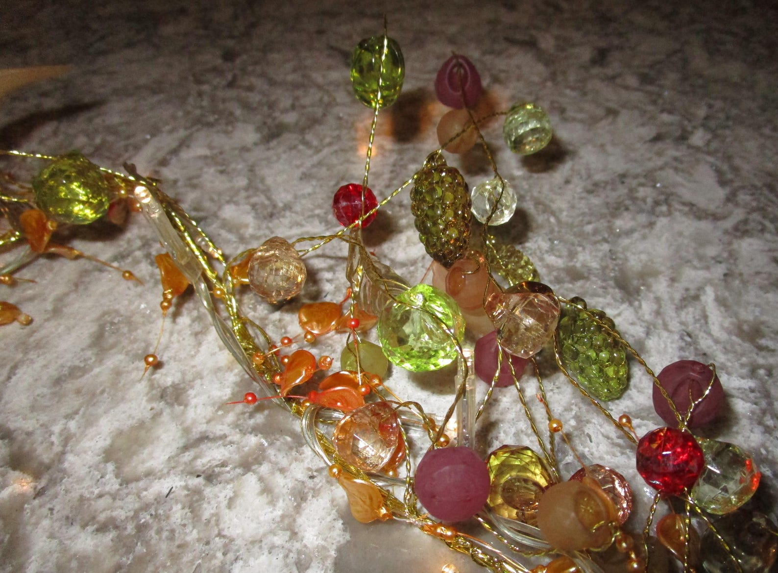 4 Foot Fall Garland - "harvest" Lighted Garland, Battery Operated ...