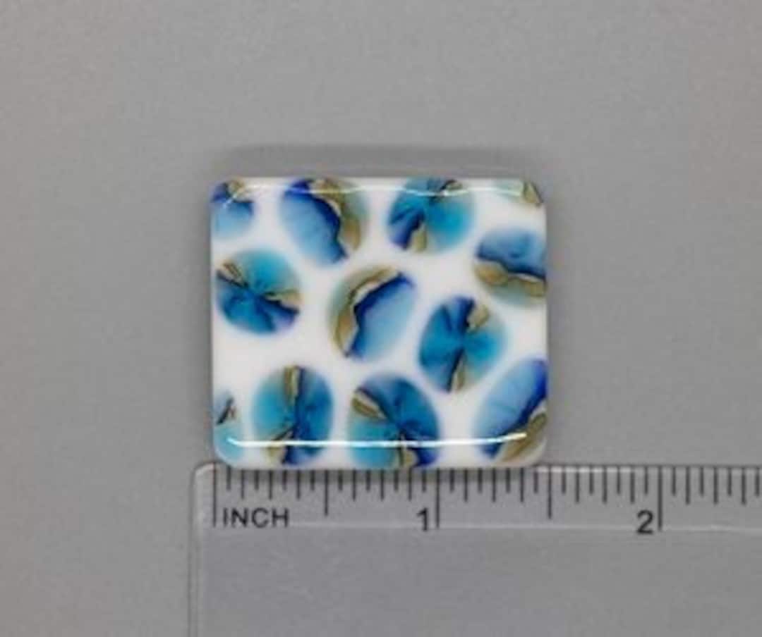 BEAU VERRE ART "murrini Fused Glass Needle Minder" • Magnet ...