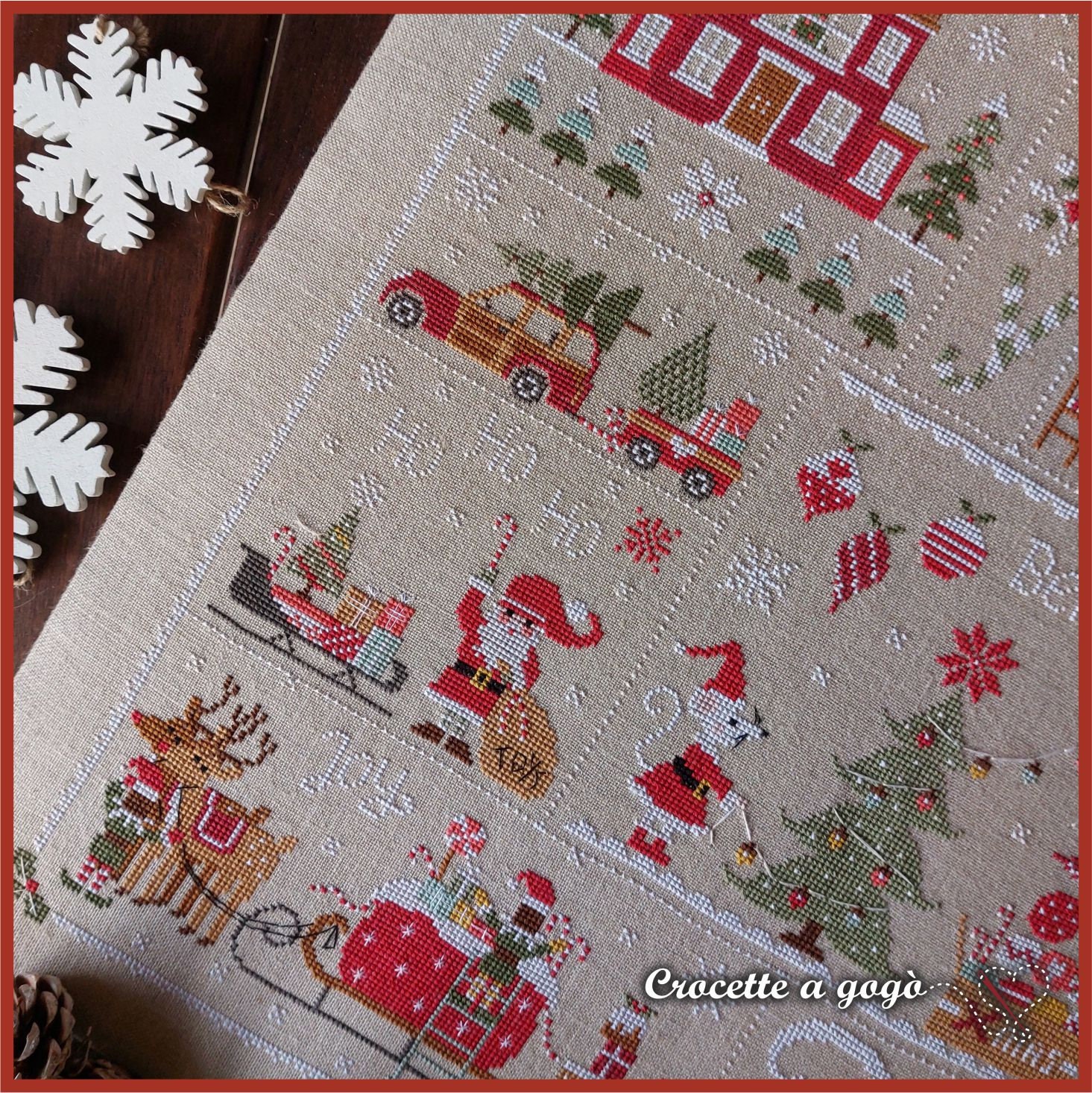 Crocette A Gogo waiting FOR Christmas Counted - Etsy