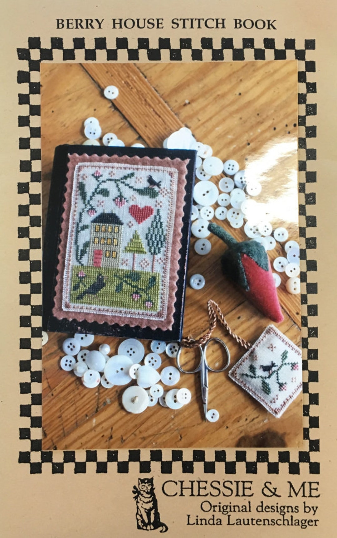 CHESSIE & ME "berry House Stitch Book" Counted Cross Stitch Pattern, by ...