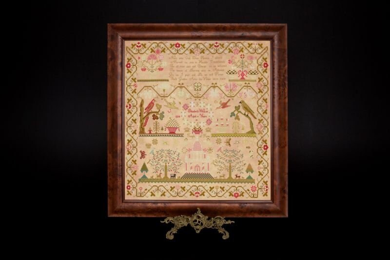 Hands Across the Sea Samplers "elizabeth Weston, Circa 1830" Counted ...
