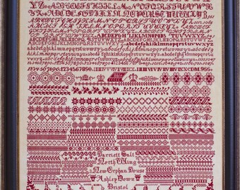School Girl Samplers Cross Stitch - Etsy