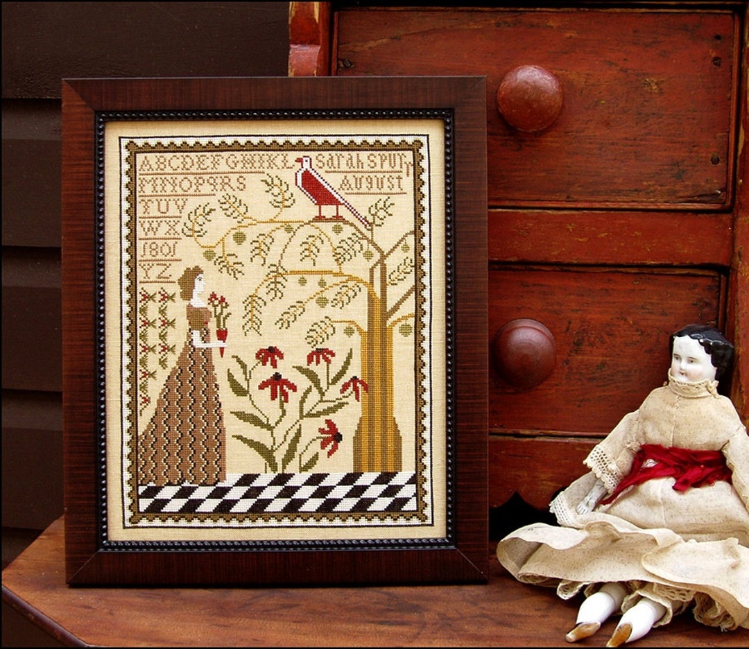 CARRIAGE HOUSE SAMPLINGS "sarah Spurr" • Counted Cross Stitch Pattern ...