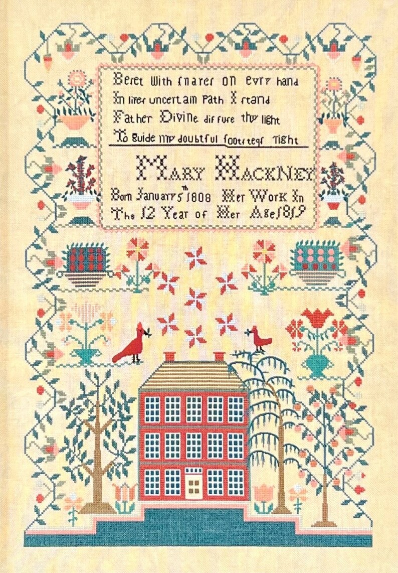 QUEENSTOWN SAMPLER DESIGNS mary Hackney 1819 - Etsy