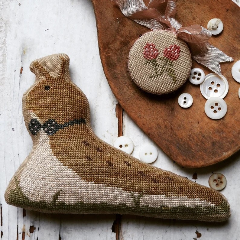 STACY NASH PRIMITIVES "animal Crackers Series - Peroy" Counted Cross ...