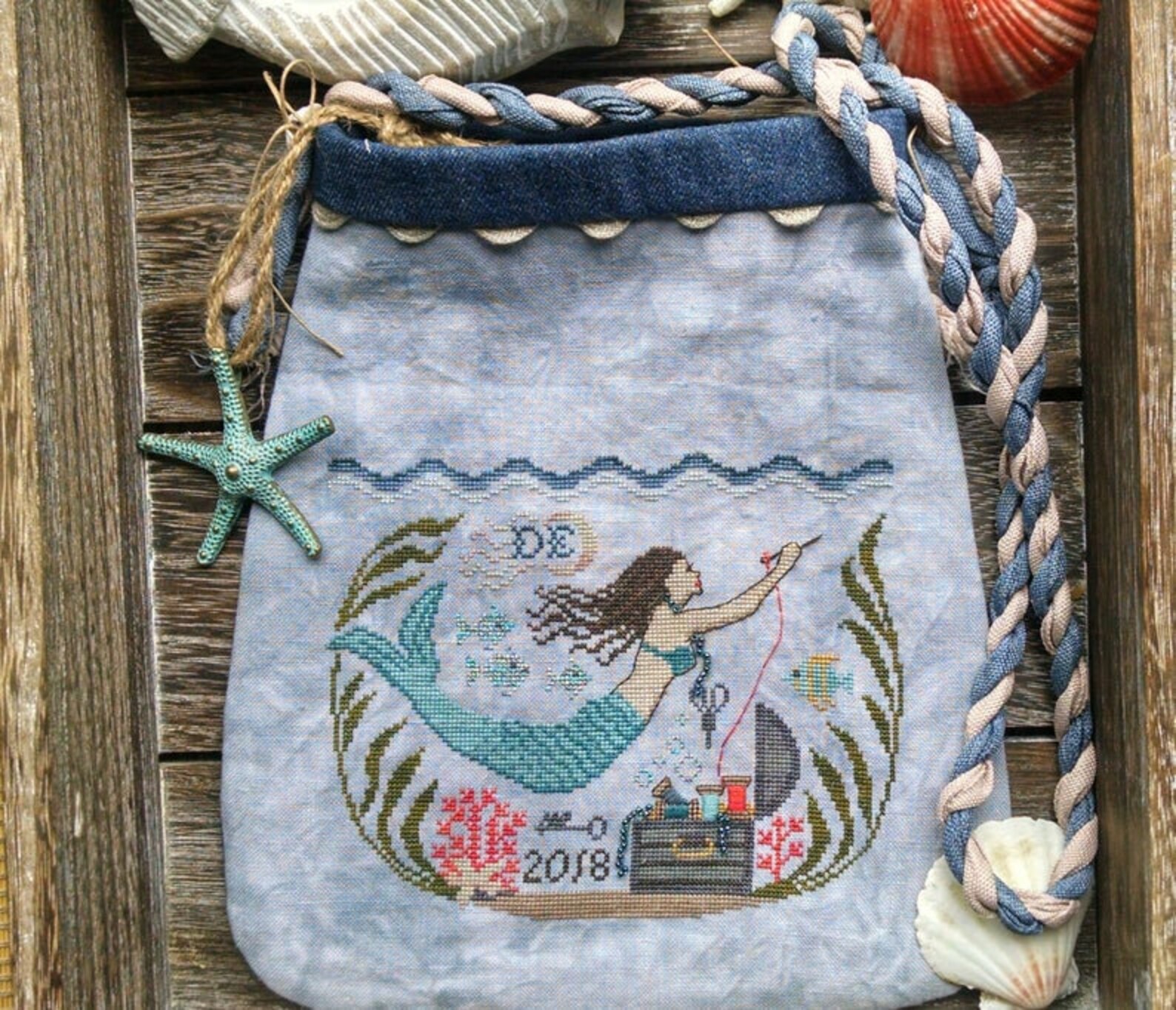 LILA'S STUDIO sirena Counted Cross Stitch | Etsy