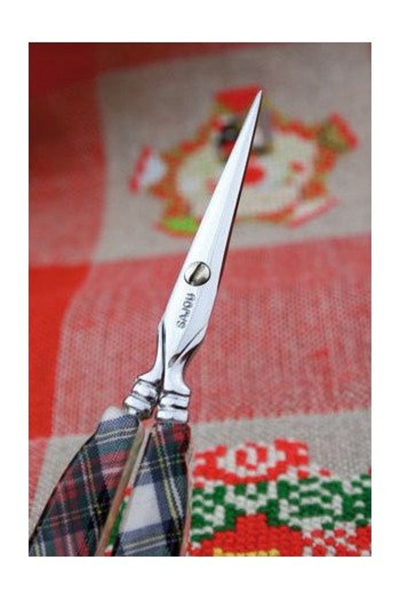 MAISON SAJOU SCISSORS • 4" Tartan Embroidery Scissors • Handmade in ...