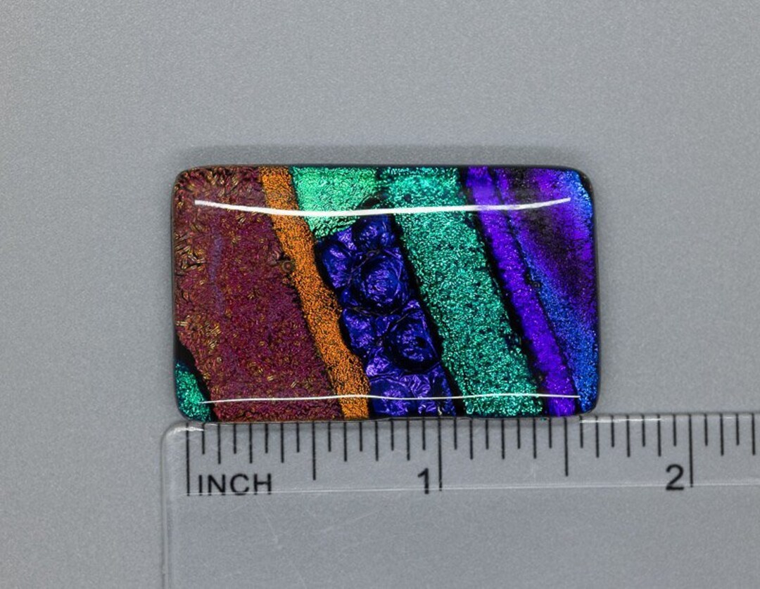 BEAU VERRE ART fused Glass Needle Minder Magnet Needleminder One-of-a ...