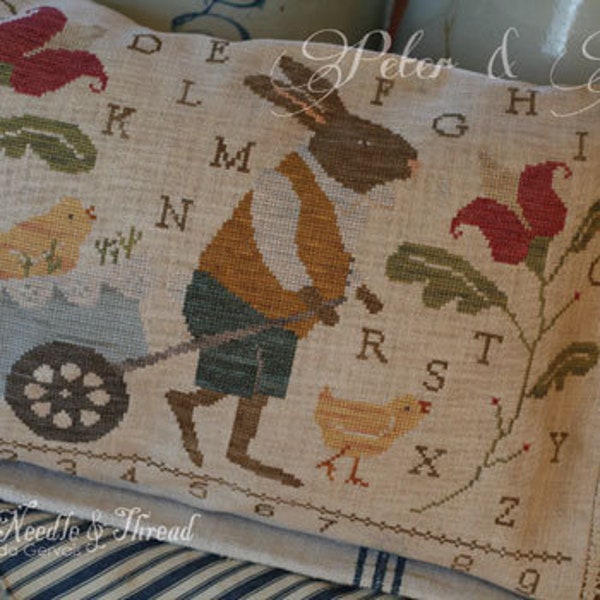 Peter Rabbit Alphabet Cross Stitch - Etsy