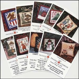 THE PRAIRIE SCHOOLER "mini Card Set - Collection B" (prairie Seasons ...