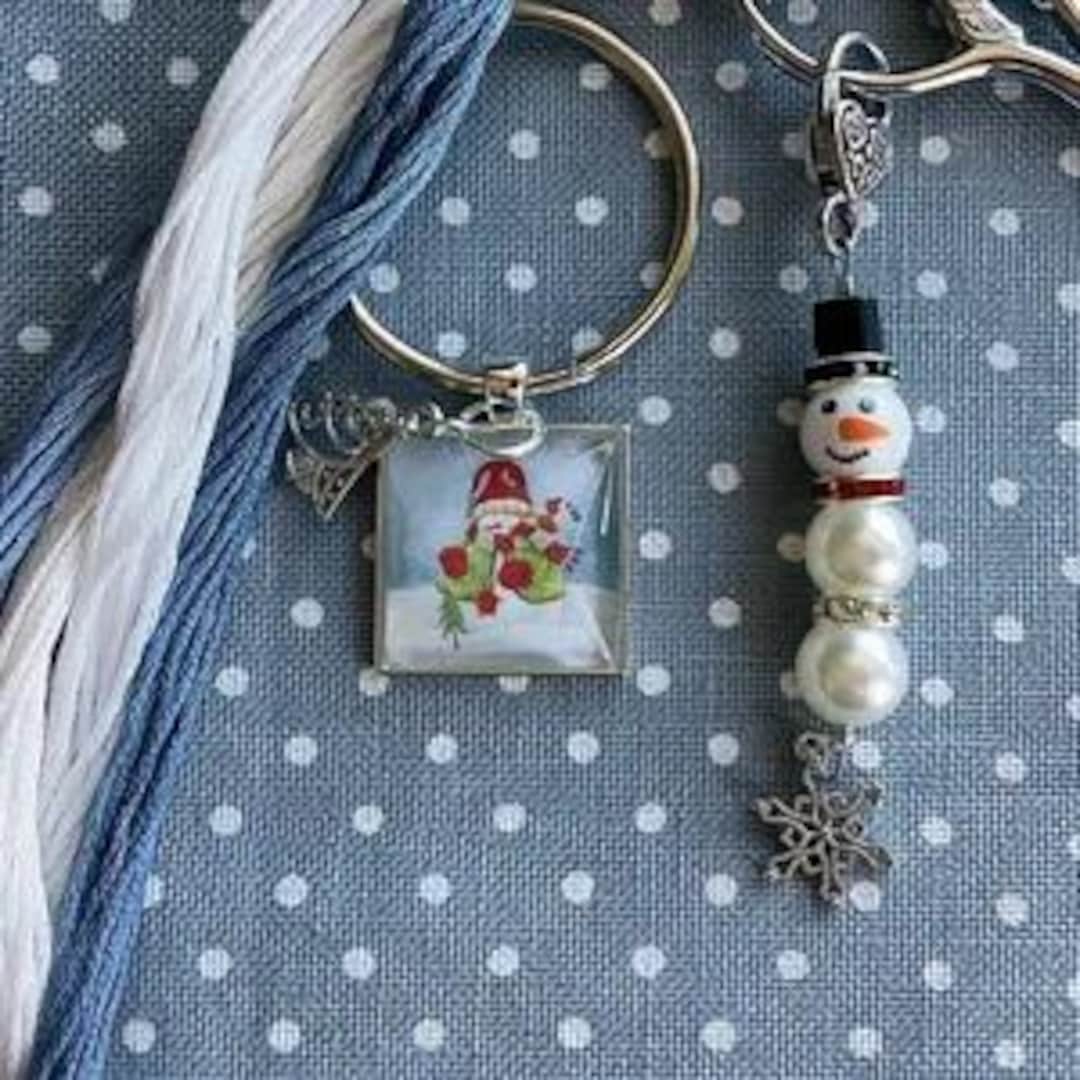 ZIGGY'S DESIGNS "snowman Thread Keep Set" • Christmas Thread Keep and ...
