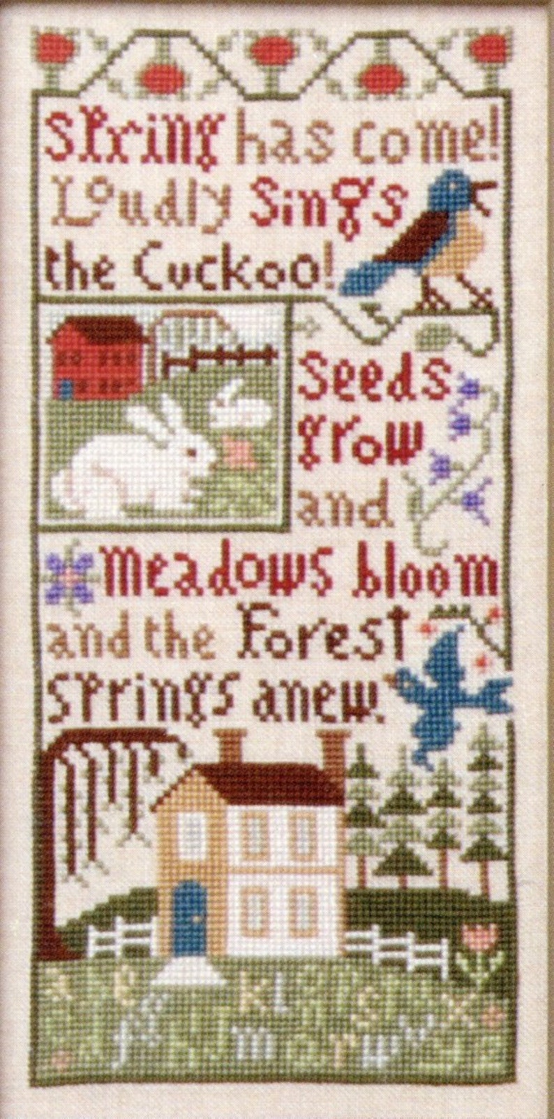 The Prairie Schooler SPRING HAS COME! Counted Cross Stitch Pattern ...