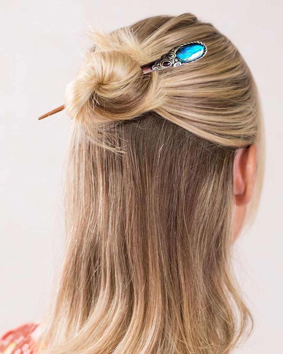 Crystal Point Hair Stick: Boho Gemstone Hair Accessory - Etsy
