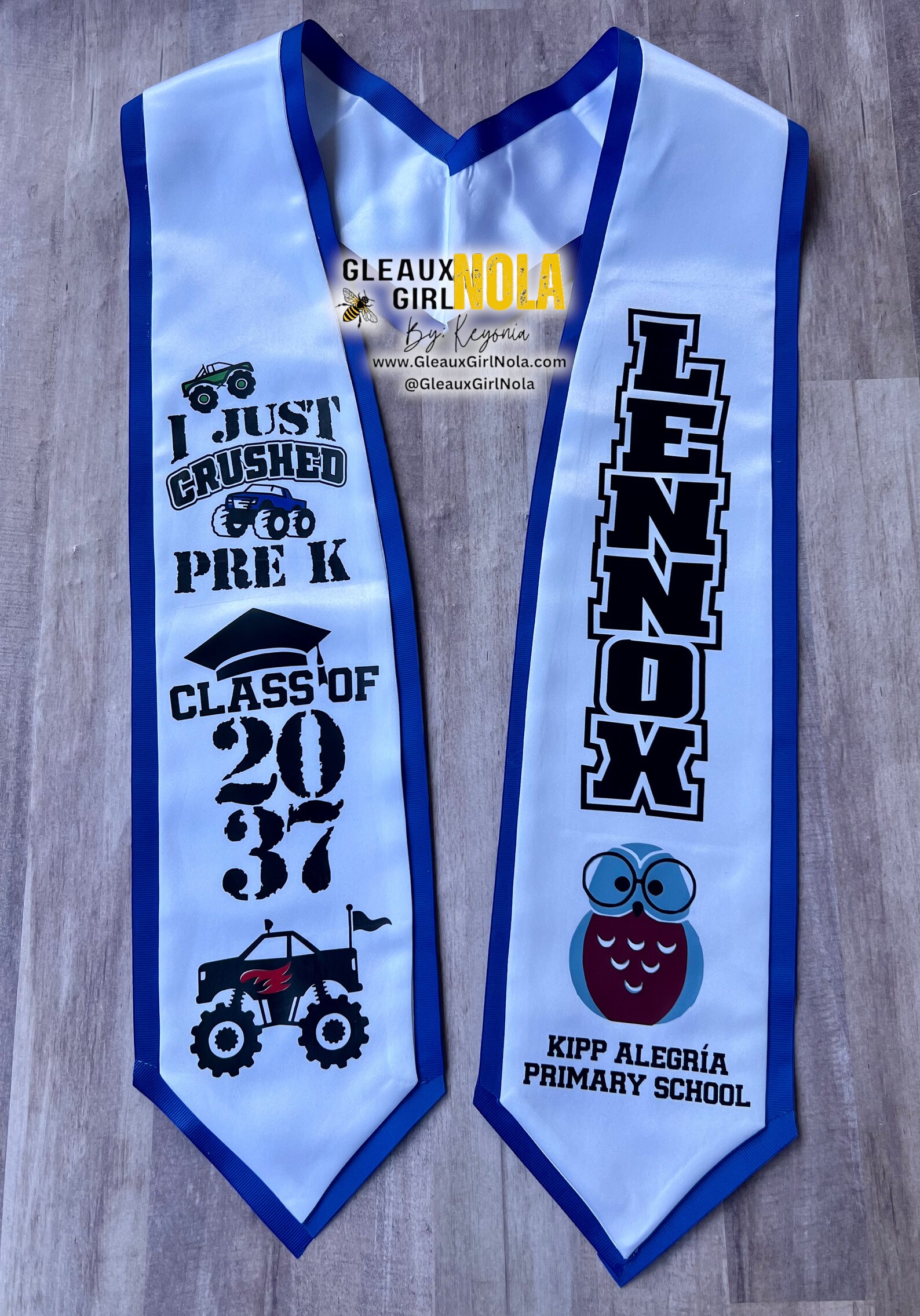 Custom Photo Stole, Custom Senior Stole, Senior Night Stole, Custom ...