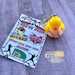 Good Luck Duck Keychain, Rubber Duck Keychain, Glitter Rubber Duck ...