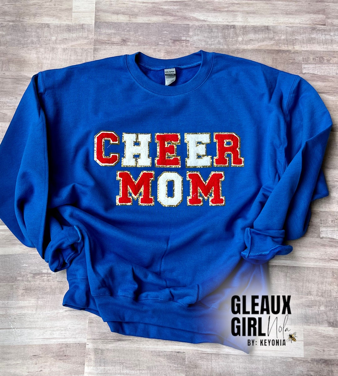 Custom Chenille Patch Sweatshirt, Varsity Letter Sweatshirt, Chenille ...