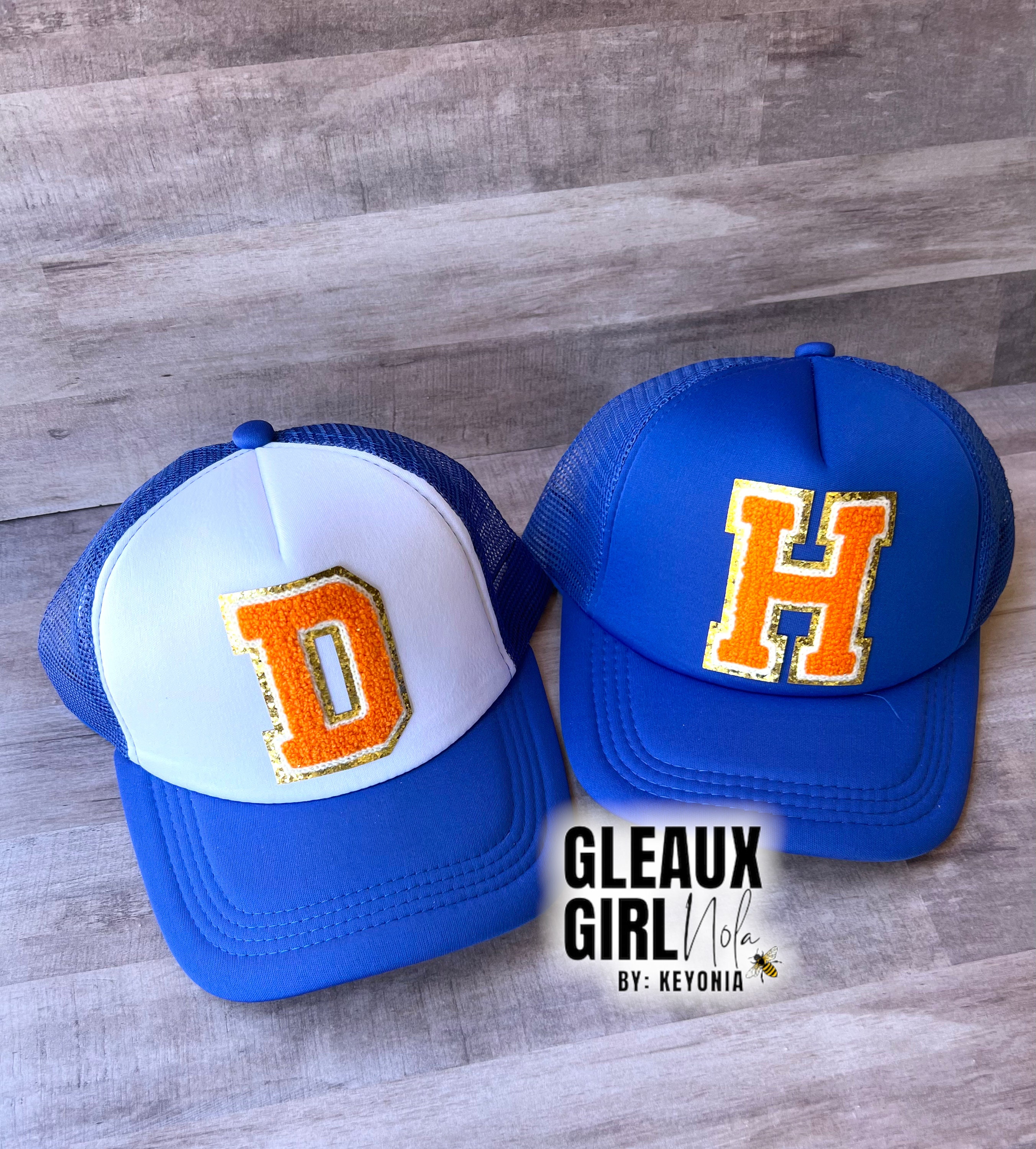 Custom Trucker Hat, Chenille Varsity Letter Trucker Hat, Personalized ...
