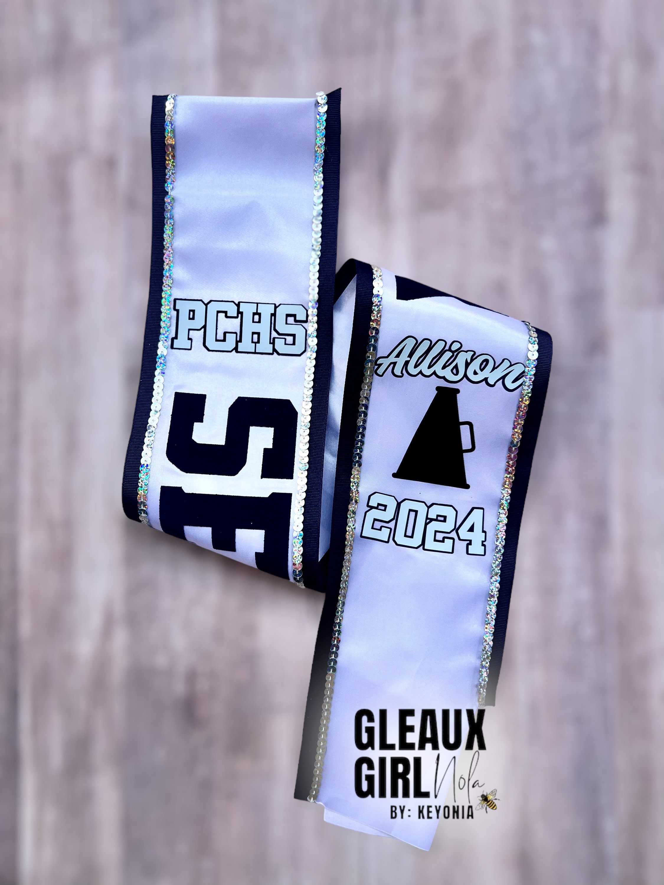 Custom Senior Sash, Senior Night Sash, Custom Sash and Bow, Custom ...