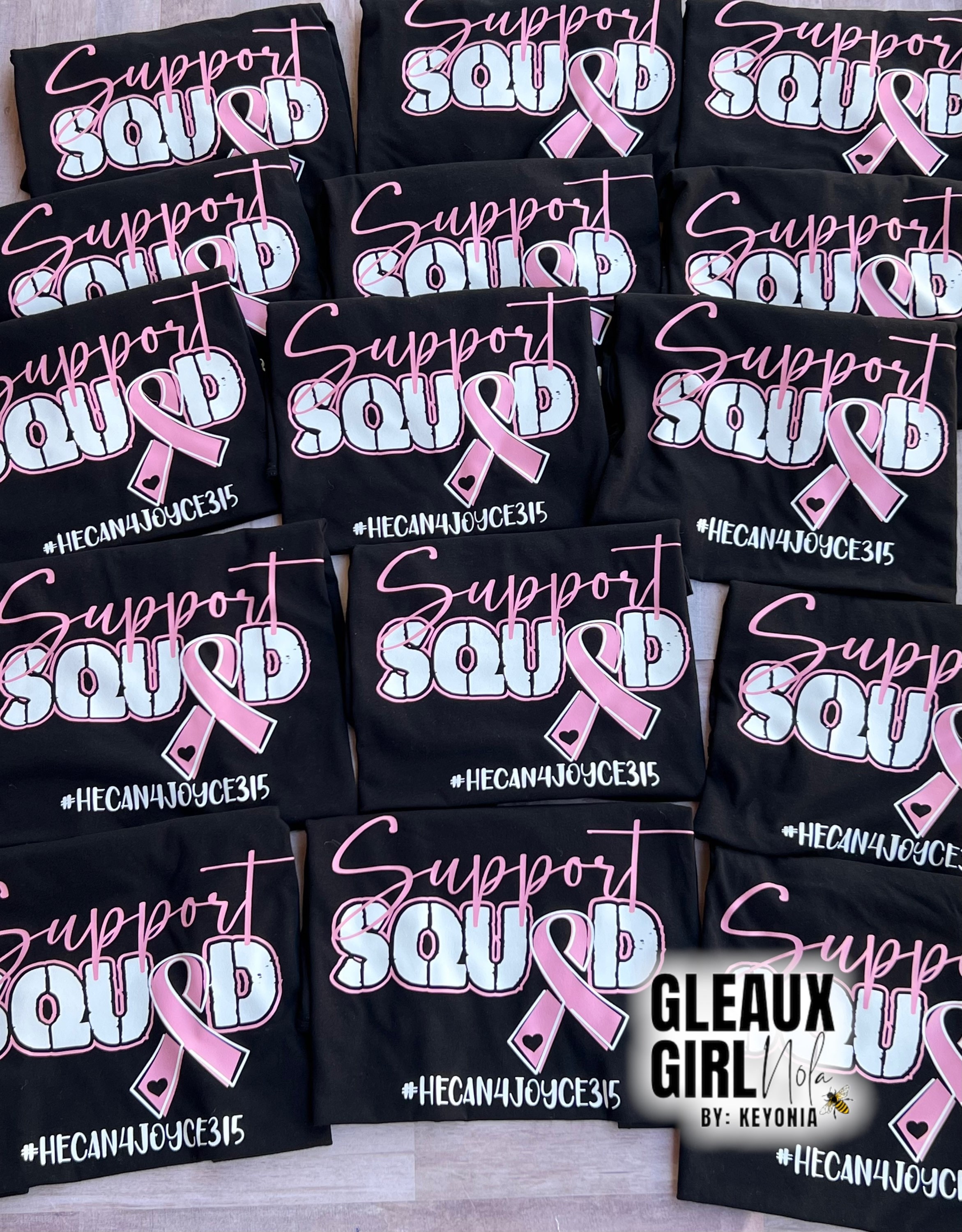 Support Squad Breast Cancer Awareness Tshirt, He Can Heal Shirt, Wear ...