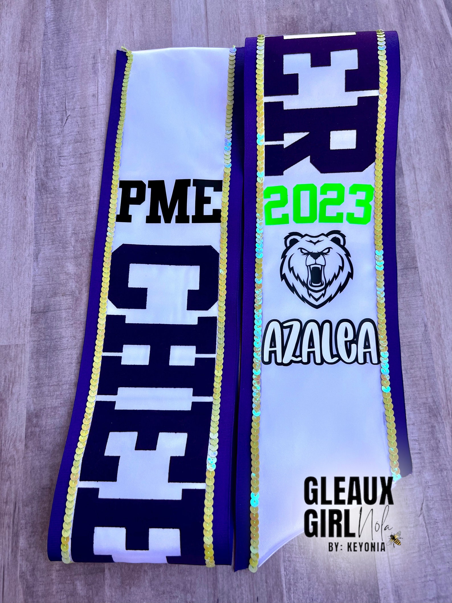 Custom Senior Sash, Senior Night Sash, Custom Sash and Bow, Custom ...