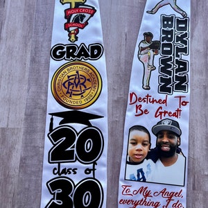 Custom Photo Stole, Custom Senior Stole, Senior Night Stole, Custom ...