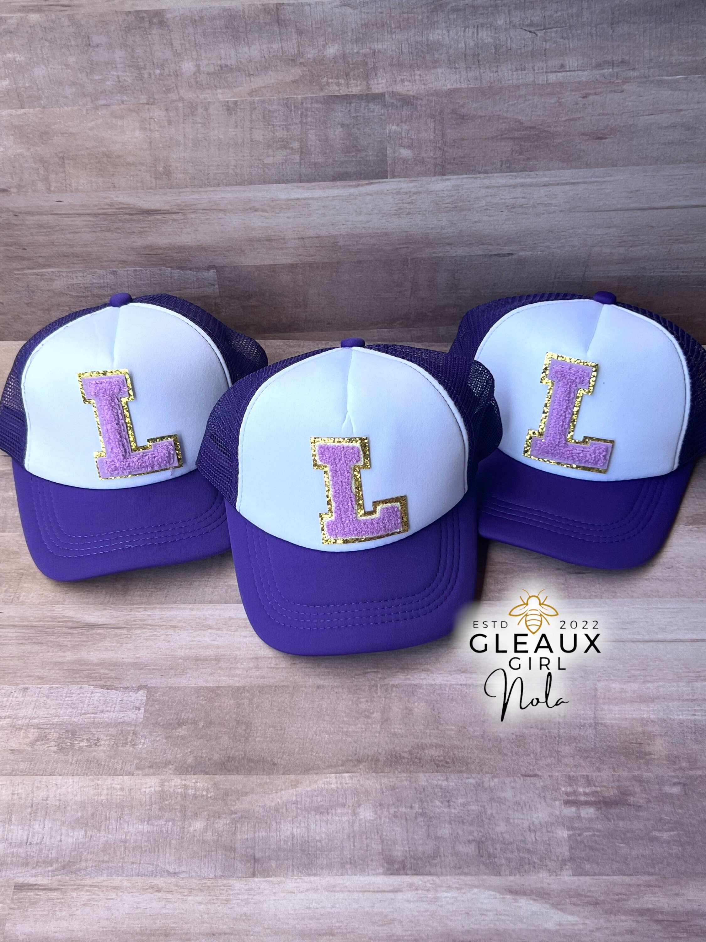 Custom Trucker Hat, Chenille Varsity Letter Trucker Hat, Personalized ...