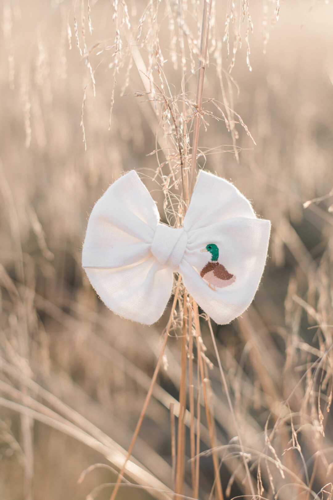 Baby Bow Mallard Duck Bow - Etsy