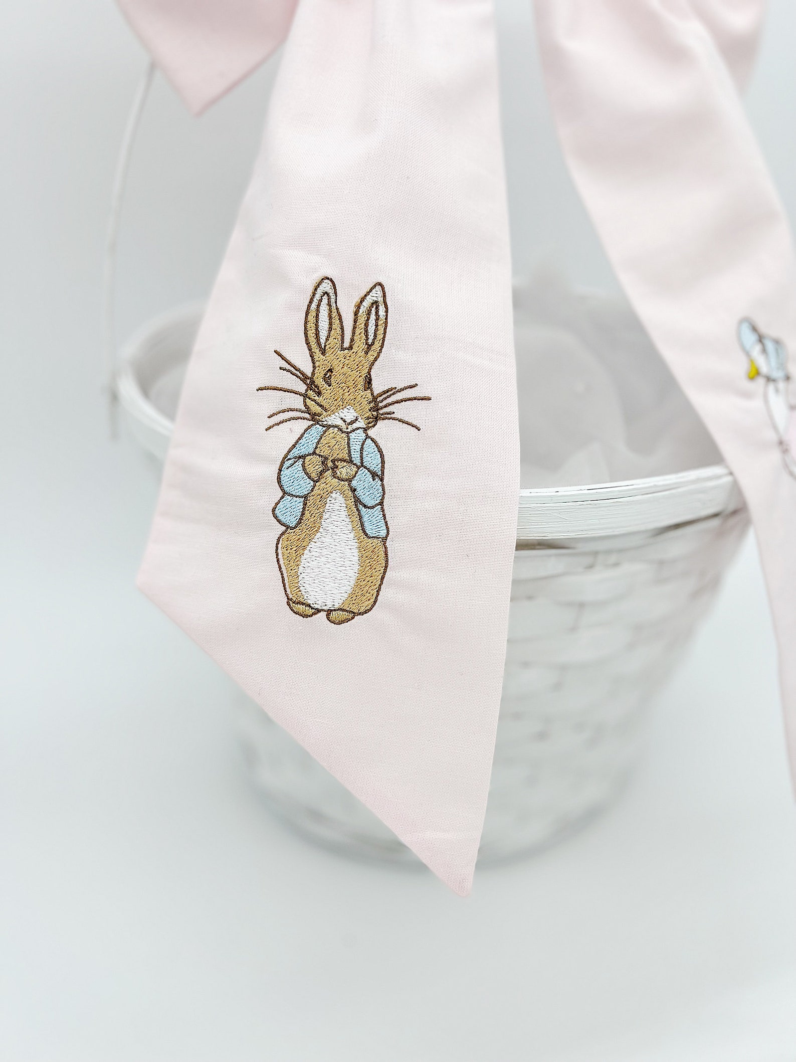 Pink Peter Rabbit Easter Basket Bow - Etsy