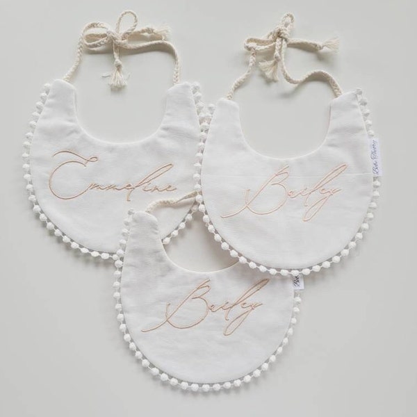 Baby Girl Bibs - Etsy