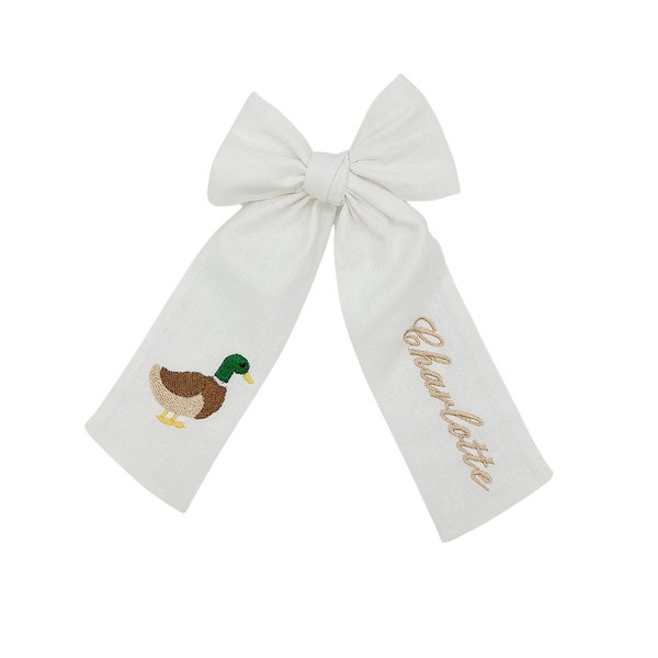 Duck Hair Bow - Etsy