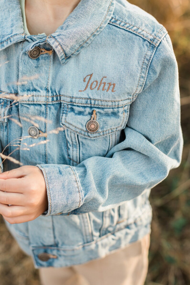 Personalized Horse Denim Jacket Wildlife Boy Embroidered - Etsy