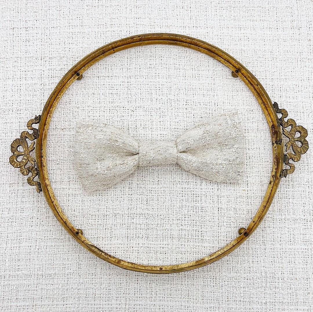 Gabrielle Beige Ivory Bow Womens Girls Hair Clip - Etsy
