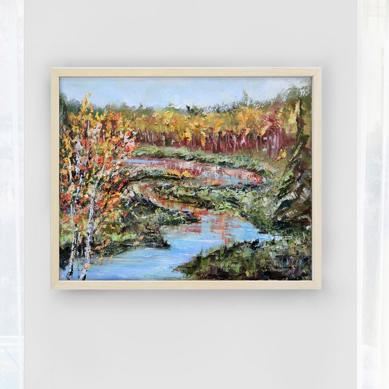 Oil Pastel Trees - Etsy