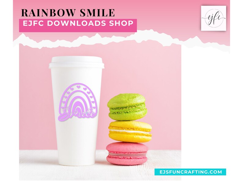 Rainbow Smile File - Etsy