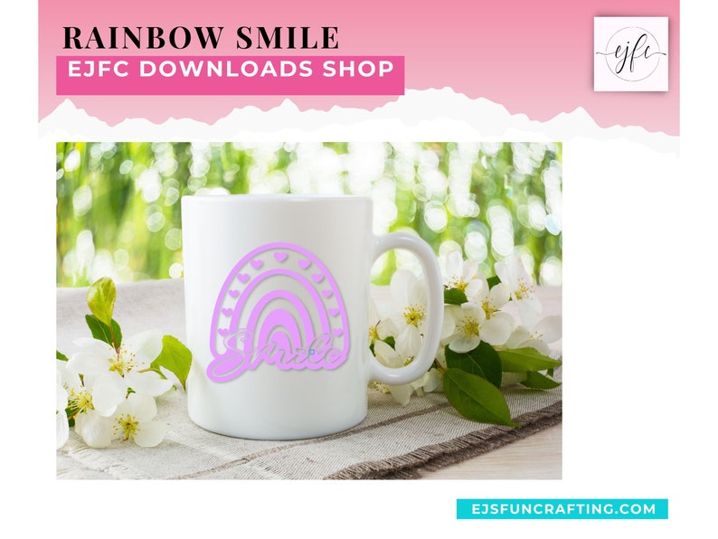Rainbow Smile File - Etsy