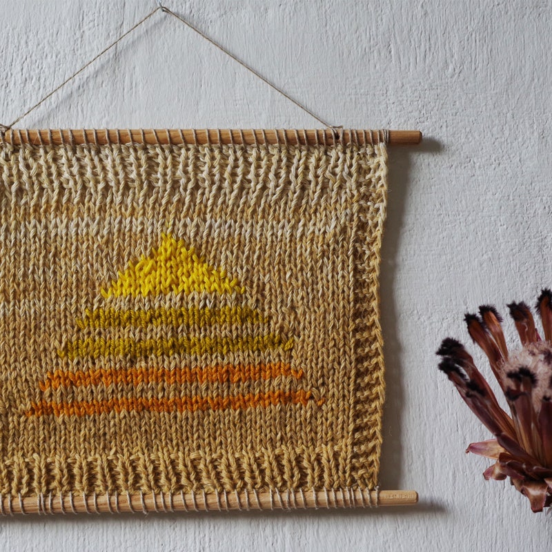 Knitted Wall Hanging - Etsy