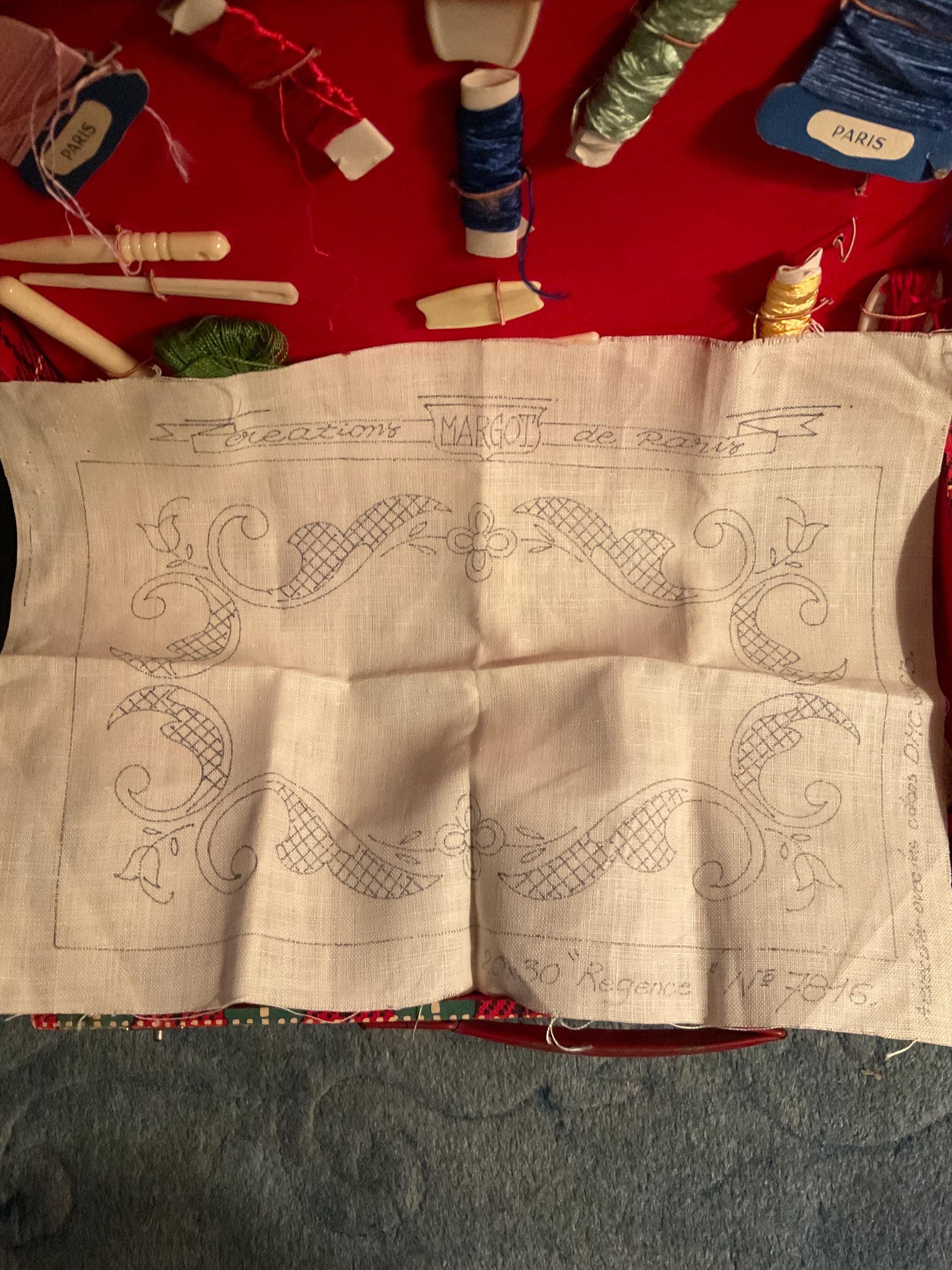 Vintage Children’s Sewing Box With Contents Vintage - Etsy