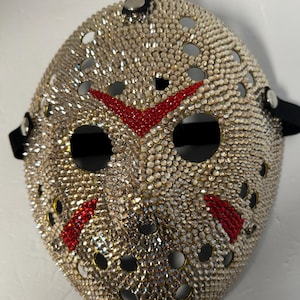Jason Friday the Thirteenth Mask, Rhinestones, Bling - Etsy